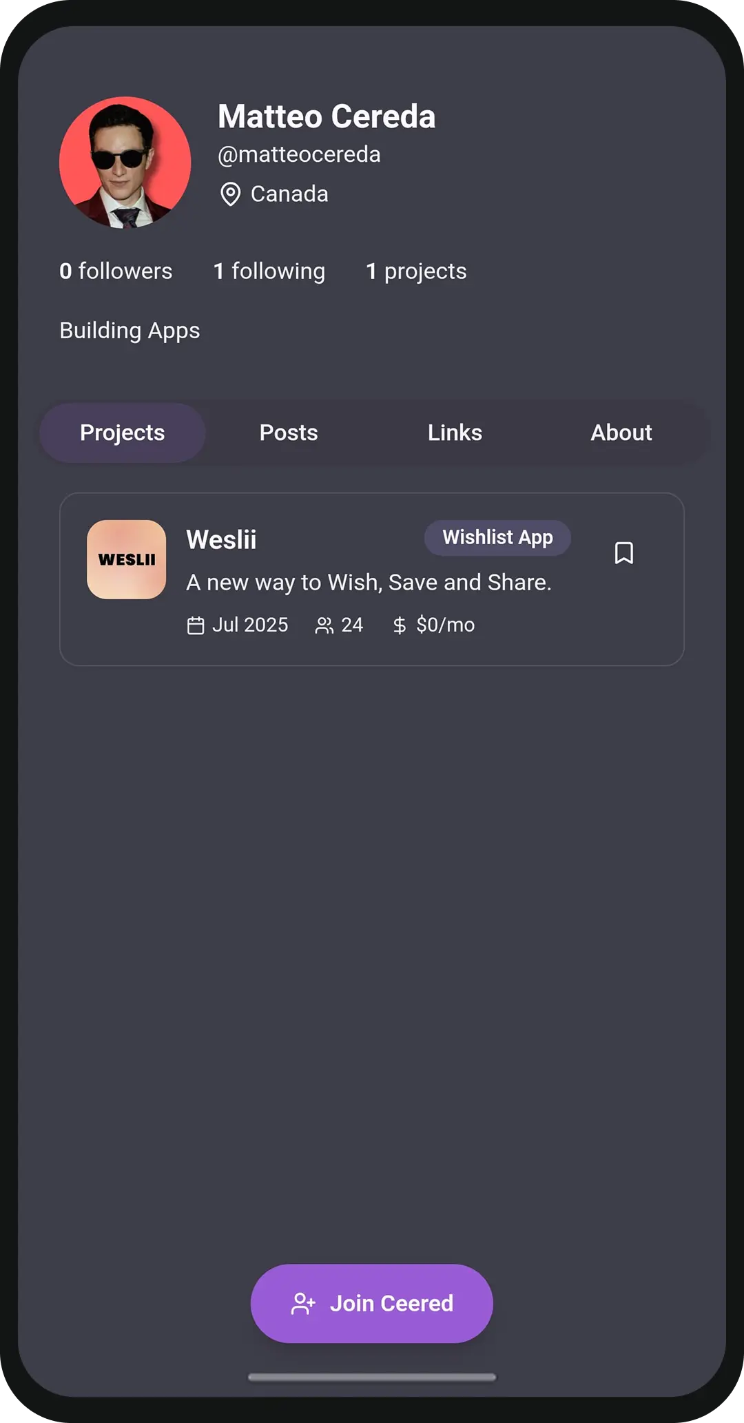 Ceered - Solo Founders Hub